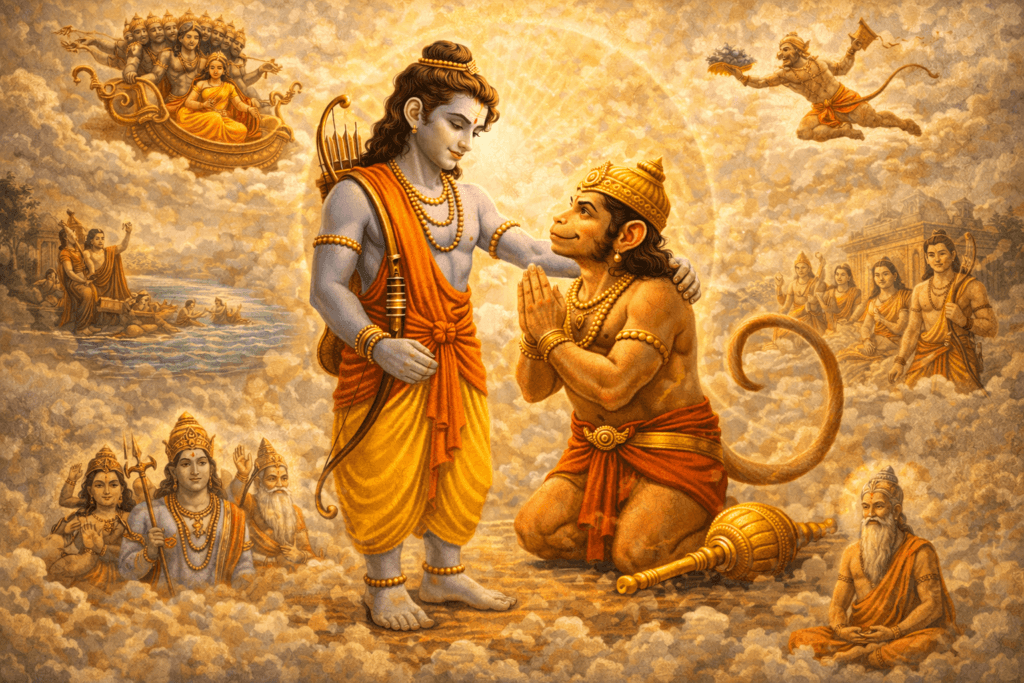 At What Age Hanuman Met Ram
